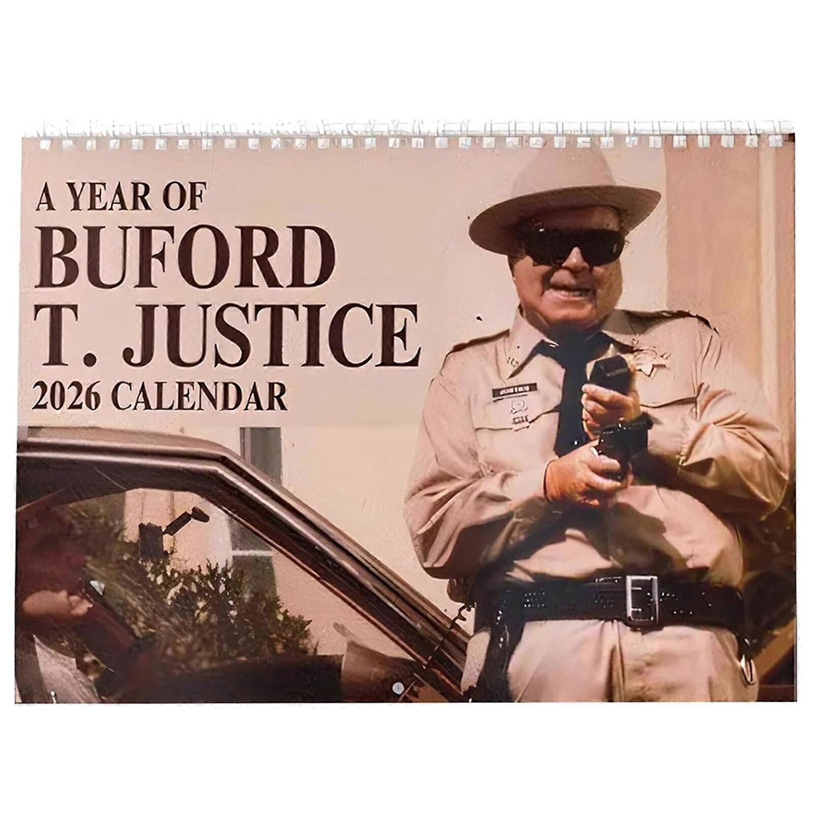Sheriff Buford Pusser 2026 Wall Calendar - True Crime & Law Enforcement ...
