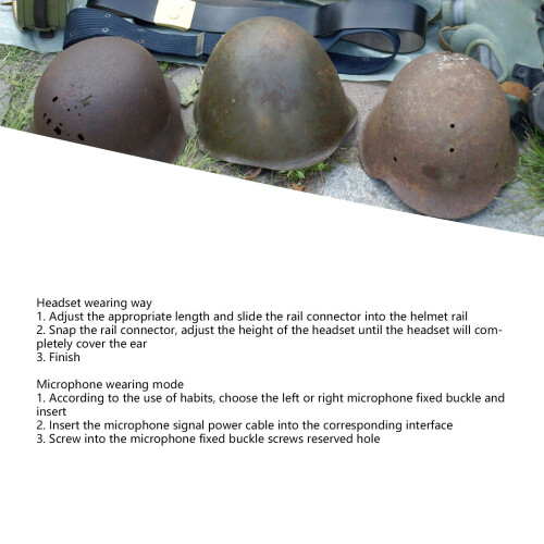 Shooting Headset with Sound Amplification, Ear Hearing Protection, ABS ...