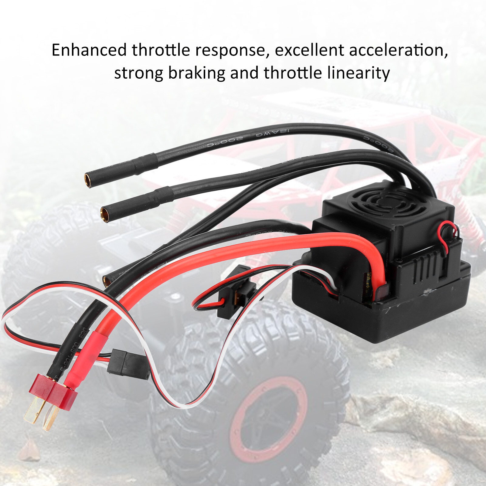 High-Performance Waterproof RC Speed Controller 120A ESC for 1/8 1/10 ...