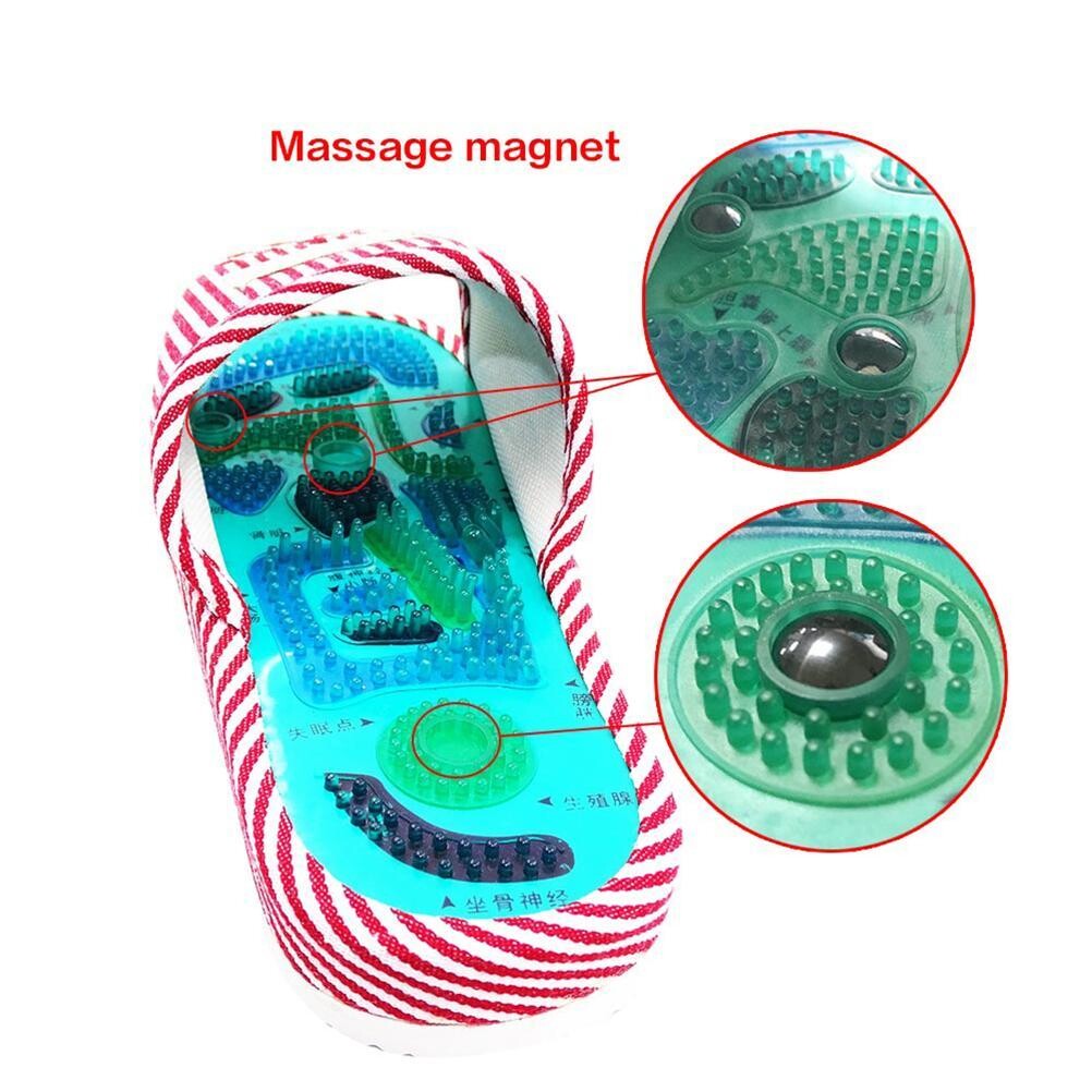Pantoufles de massage des pieds par réflexologie avec stimulation d ...