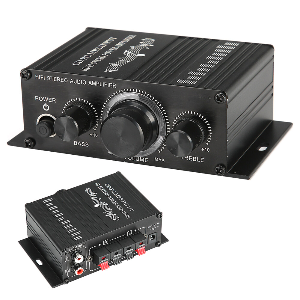 Amplificador de potencia de audio estéreo HiFi AMP Conectividad ...