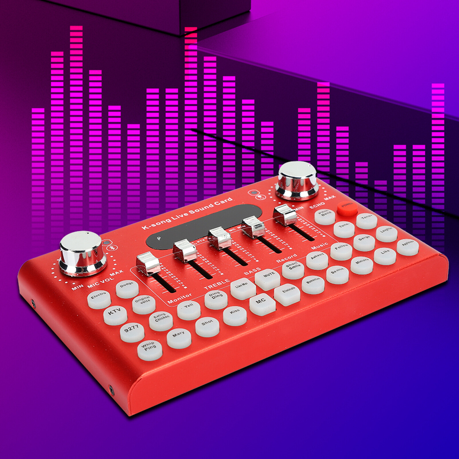 Table de mixage numérique avec changeur de voix, carte son live avec ...