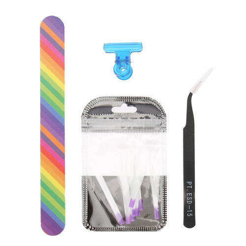 Kit fai da te per nail art con extension per unghie in fibra di vetro ...