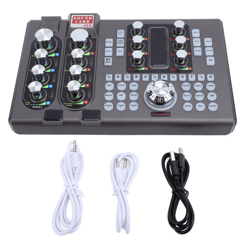 Console d'interface audio pour podcast, carte son live haute ...