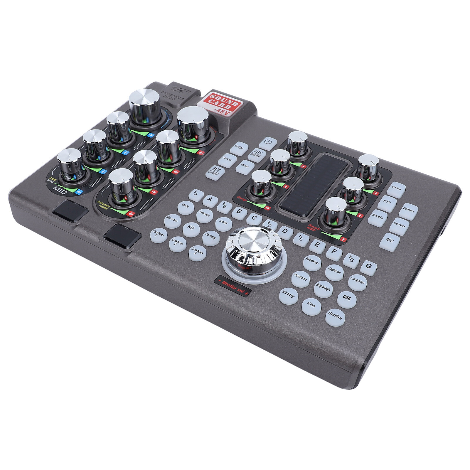 Console d'interface audio pour podcast, carte son live haute ...