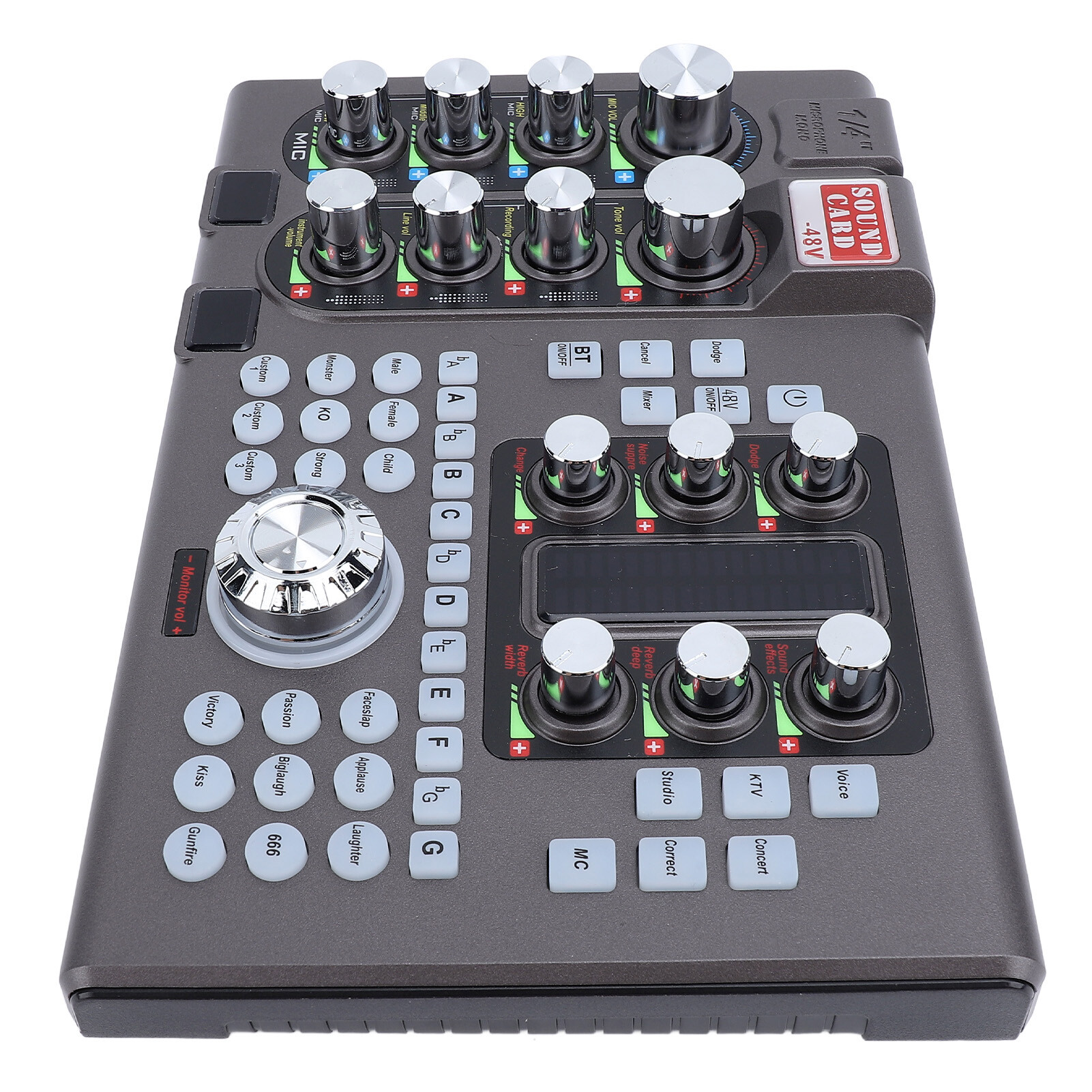 Console d'interface audio pour podcast, carte son live haute ...