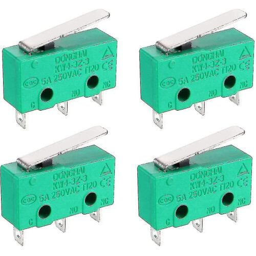 Miniature Limit Switch 10*20MM 3 Pins 4 Pieces for AC DC Control ...