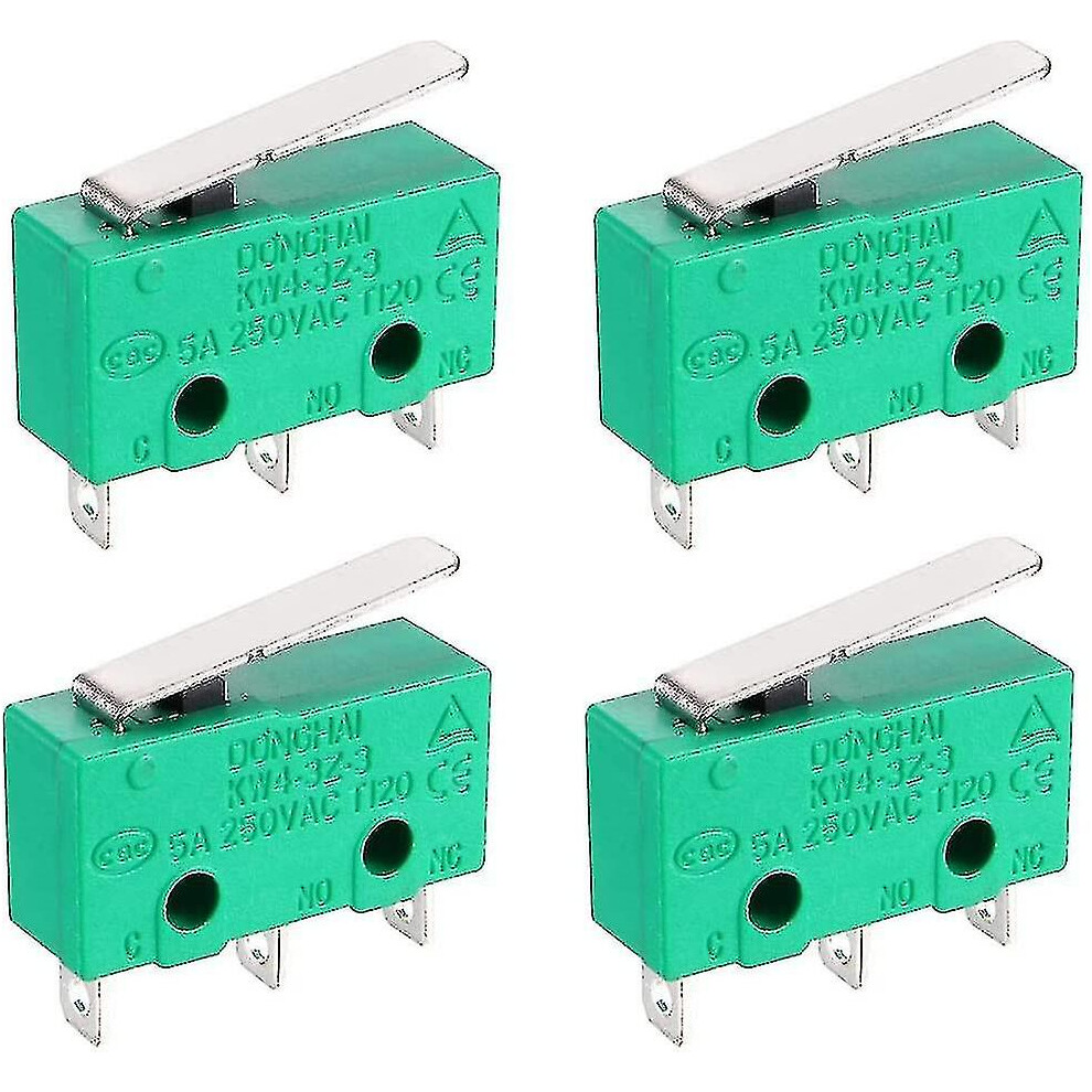 Miniature Limit Switch 10*20MM 3 Pins 4 Pieces for AC DC Control ...