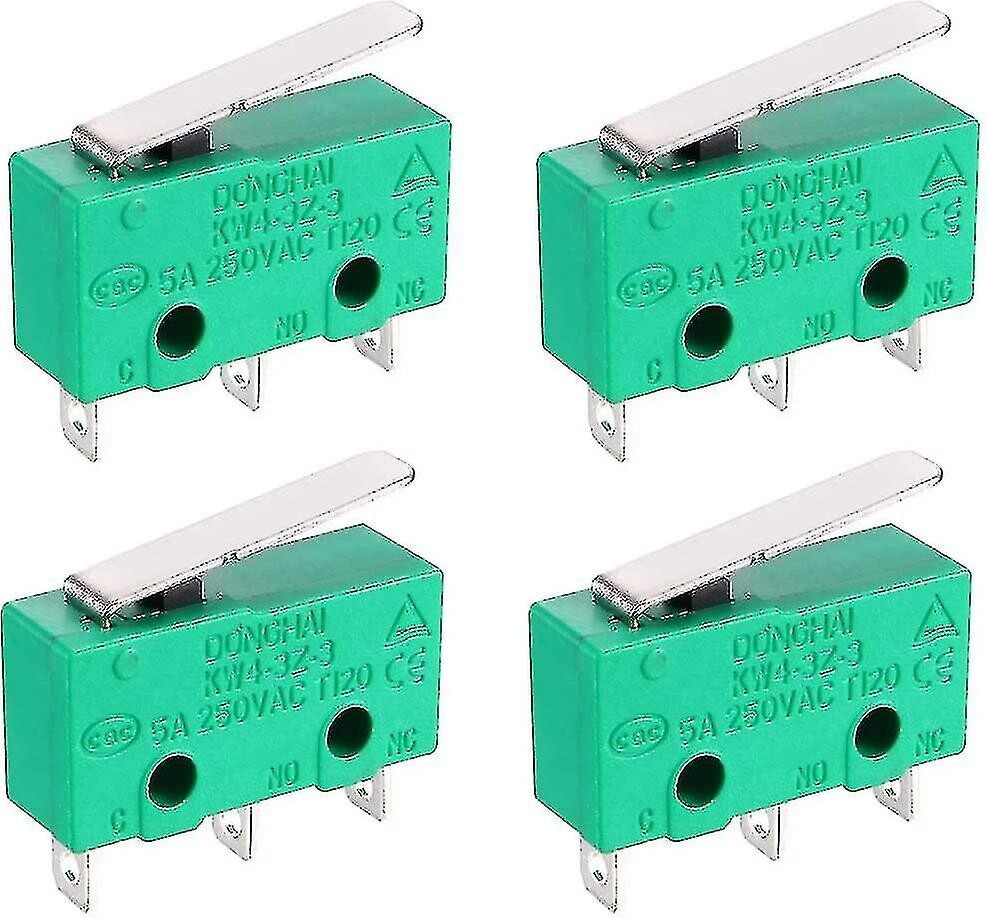 Miniature Limit Switch 10*20MM 3 Pins 4 Pieces for AC DC Control ...