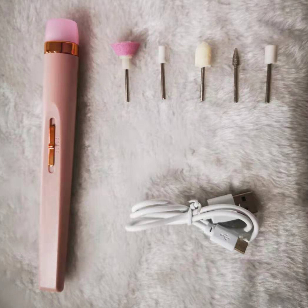 Ponceuse à ongles électrique rechargeable, kit de manucure-pédicure ...