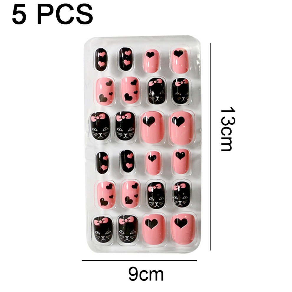 Jolis faux ongles pour enfants, tailles variées, non toxiques, pré ...