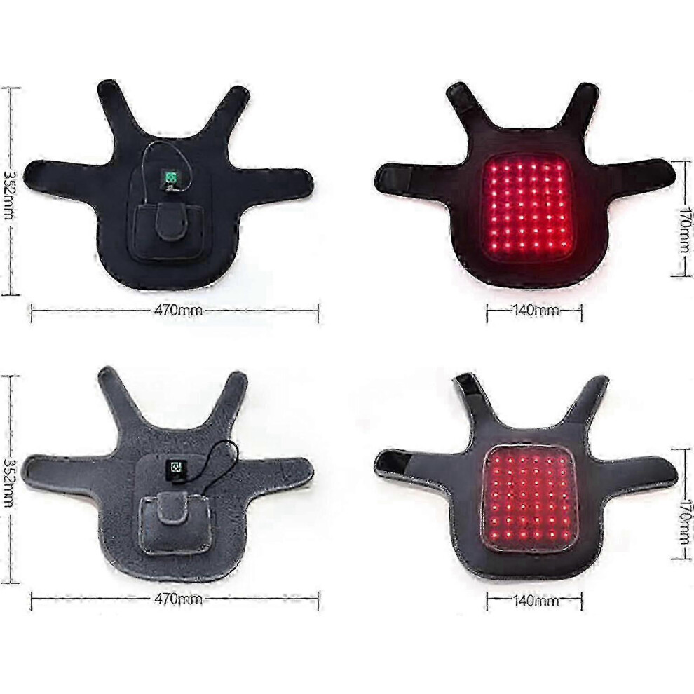 Red Infrared Light Therapy Belt for Dogs & Cats - 42 LED Rechargeable ...