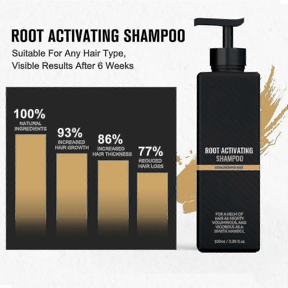 (3pcs) Root Activator Shampoo, Mane Root Activator Shampoo, Shampoo ...