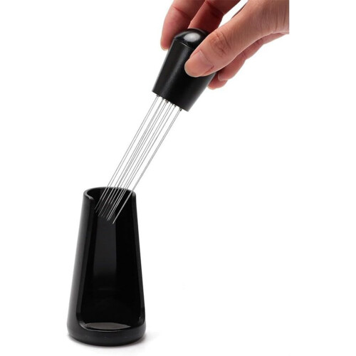 Espresso Coffee Stirrer Needle With Stand For Tamper Tools, Stainless ...