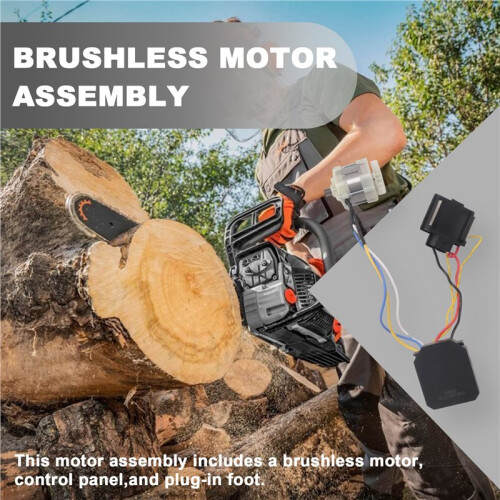 Brushless Motor Assembly With Pins Foot for 4in 6in 8in Electric Chain ...