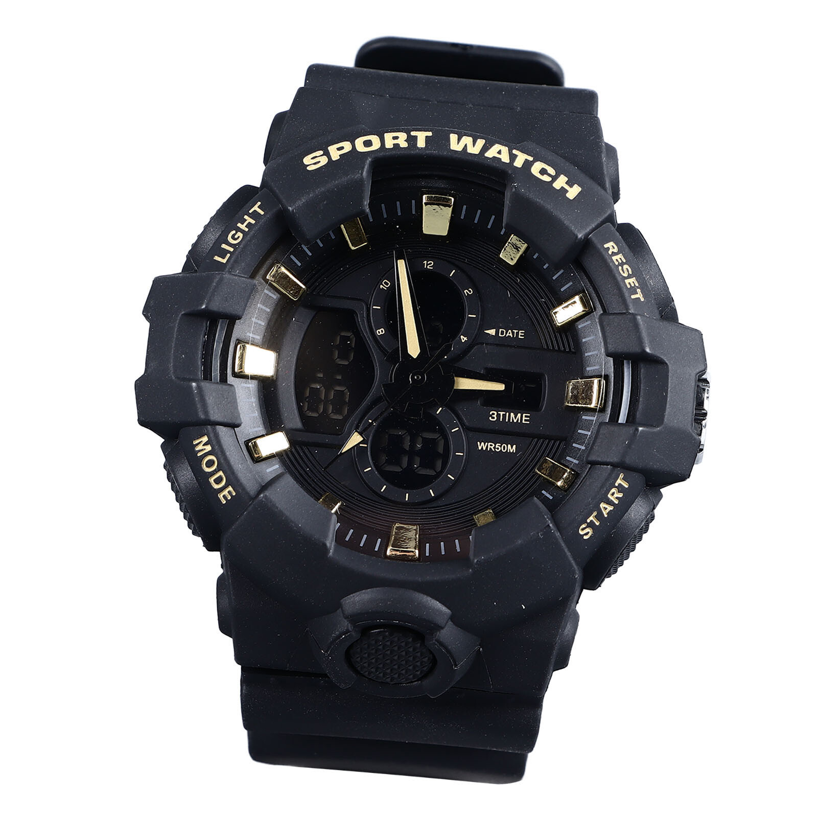 Montre multifonction pour homme, étanche à 50 m, analogique et ...