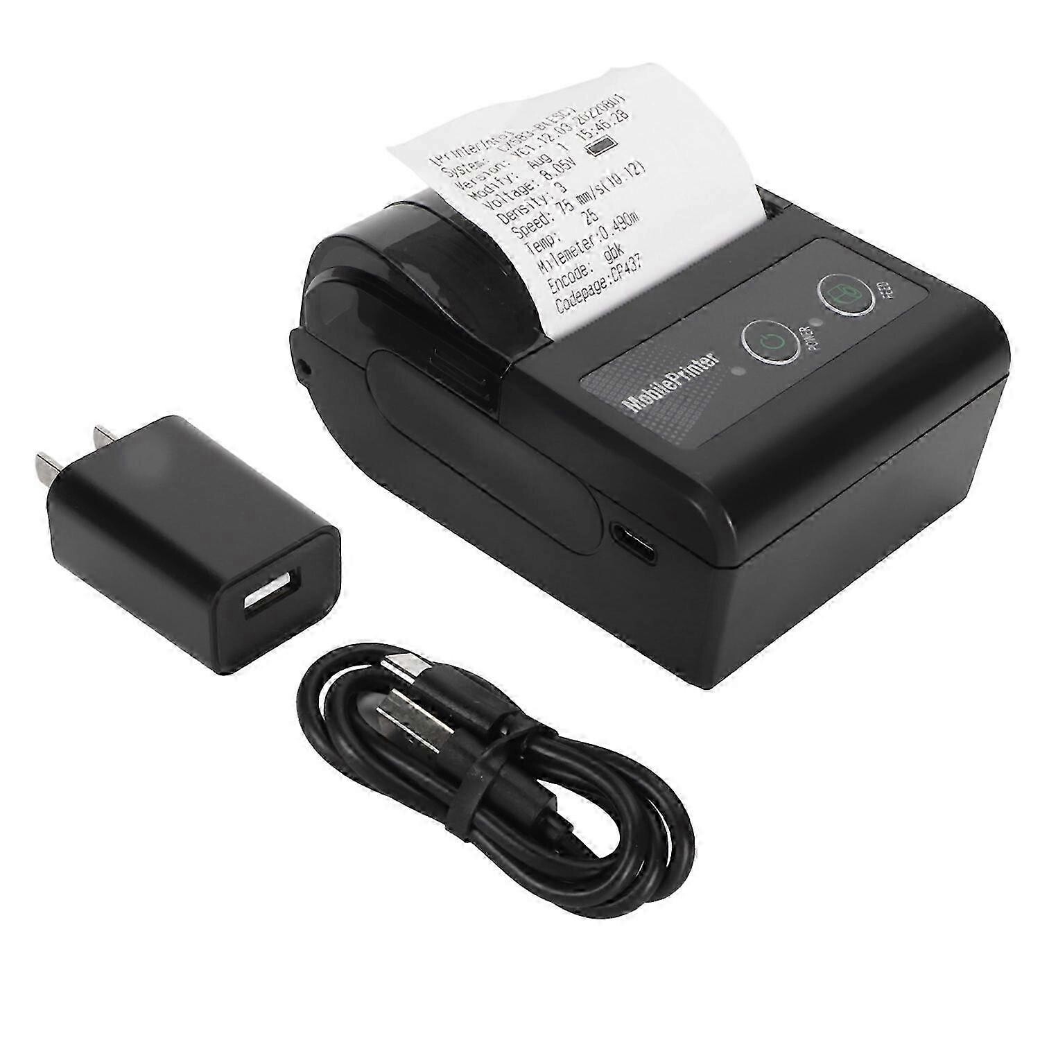 58mm Mini Thermal POS Printer Handheld Bluetooth Receipt Printer Pocket ...