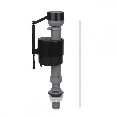 Old-style toilet tank accessories, inlet valve, adjustable needle valve ...
