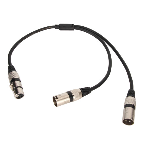 Cable divisor XLR profesional con alivio de tensión de goma y blindaje ...