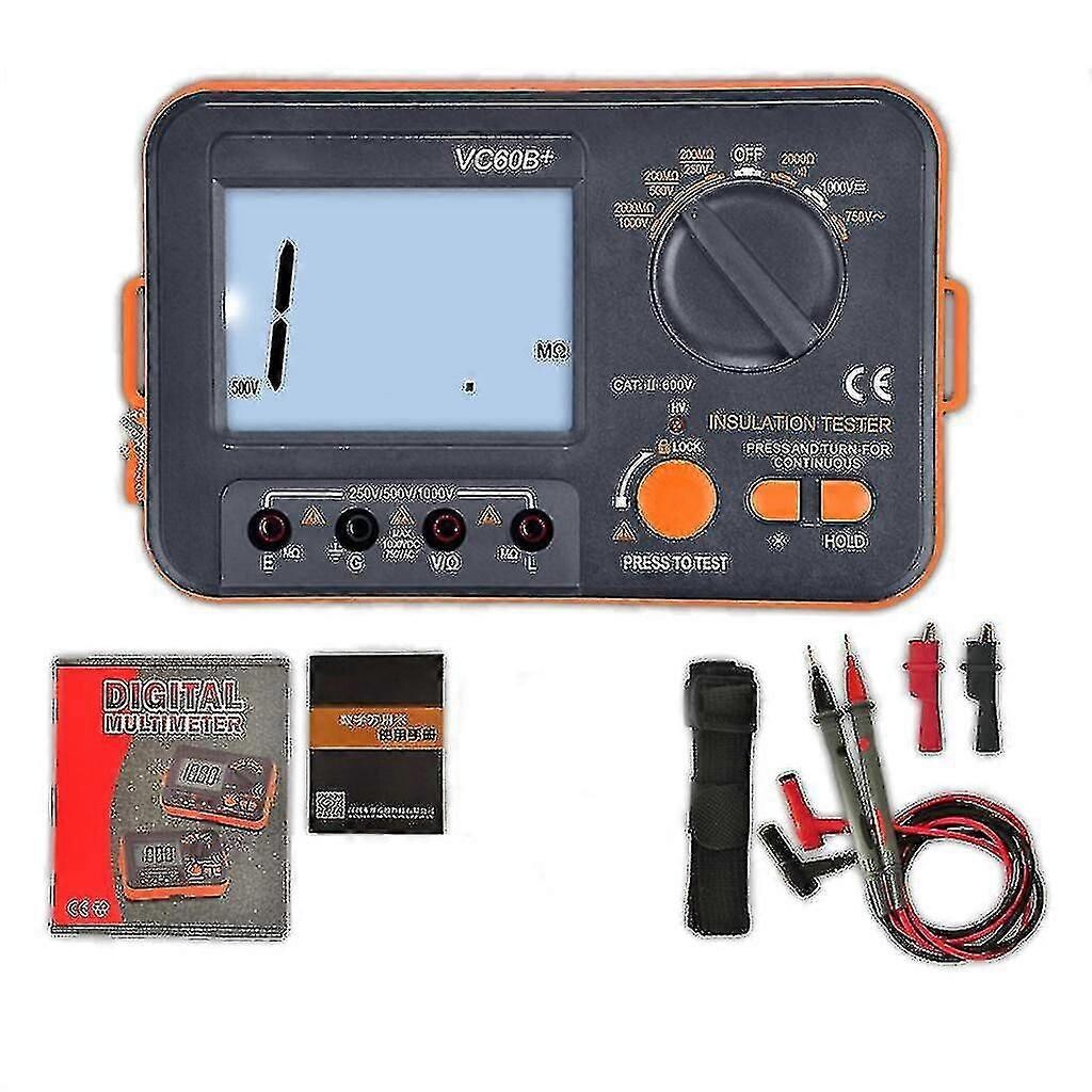 Digital Insulation Resistance Tester Megger Megohm Meter 250v 500v ...