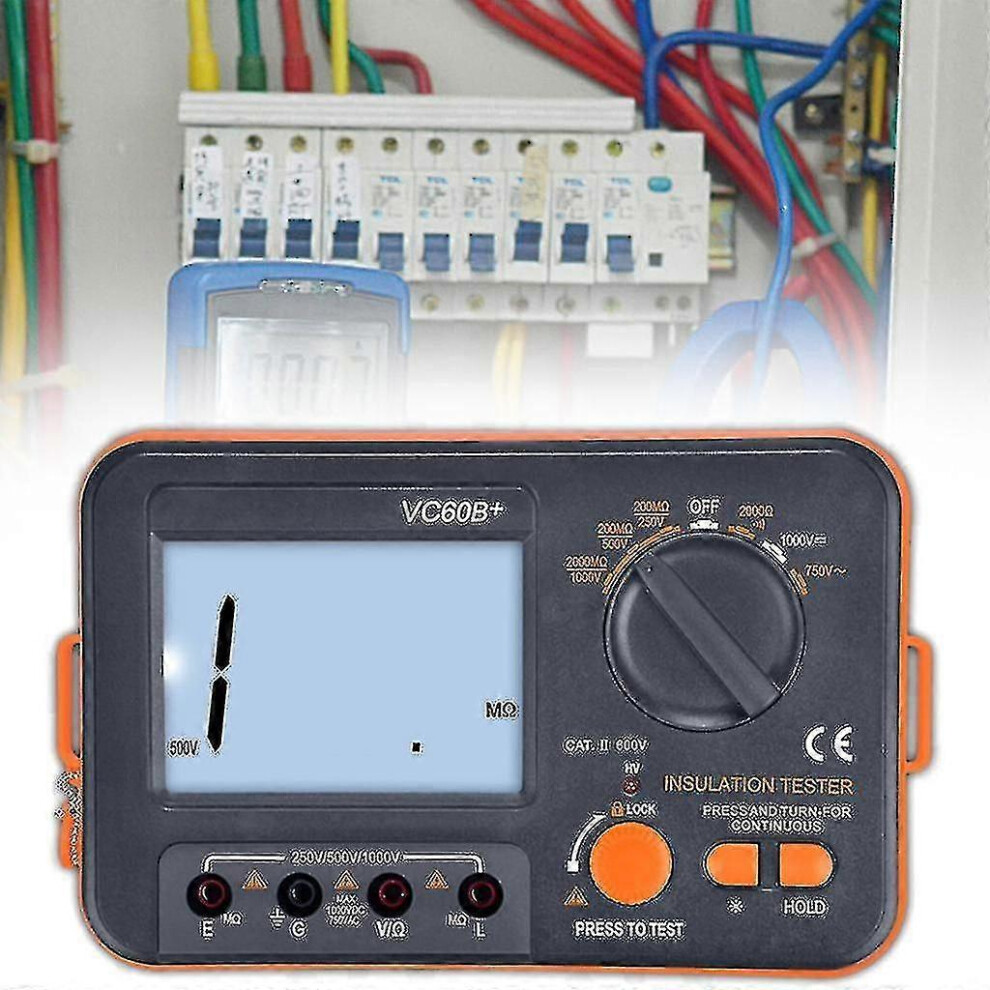 Digital Insulation Resistance Tester Megger Megohm Meter 250v 500v ...
