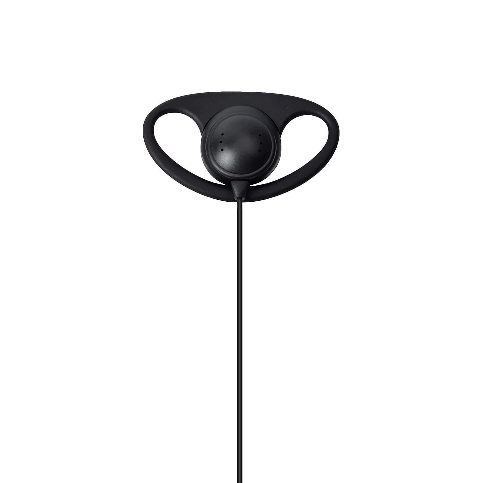 HYSHIKRA 1 Pin 2.5mm Walkie Talkie Earpiece with Mic D Shape Headset ...