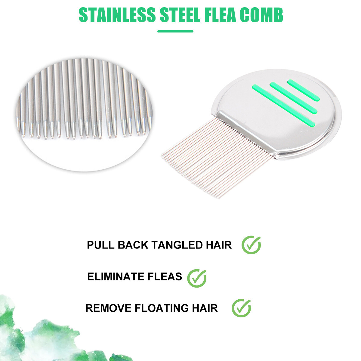 Soins essentiels pour animaux de compagnie, peigne détoxifiant multi ...