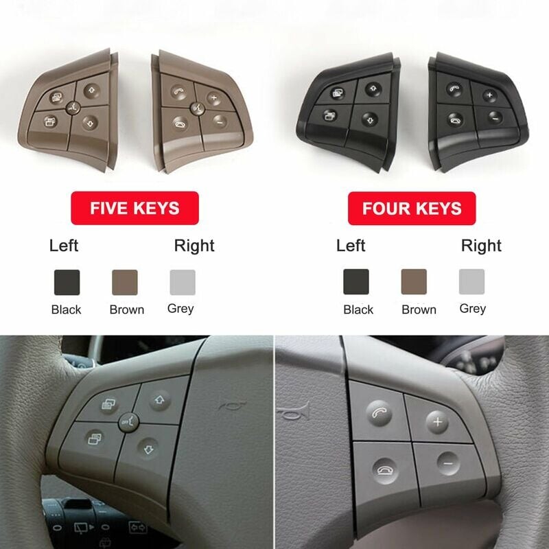 Commandes au volant Mercedes améliorées, ingénierie de précision ...