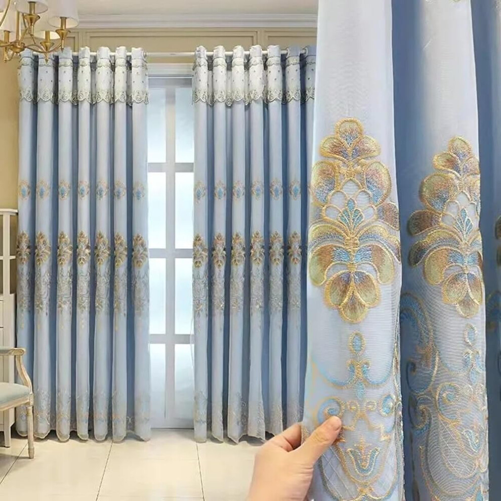 AUMIY1Panneau Rideau européen de 132 cm de largeur avec cantonnière ...