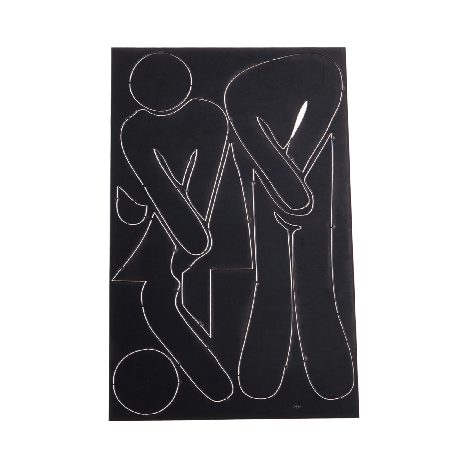 Panneau de porte de toilettes, autocollant, panneau toilettes hommes ...