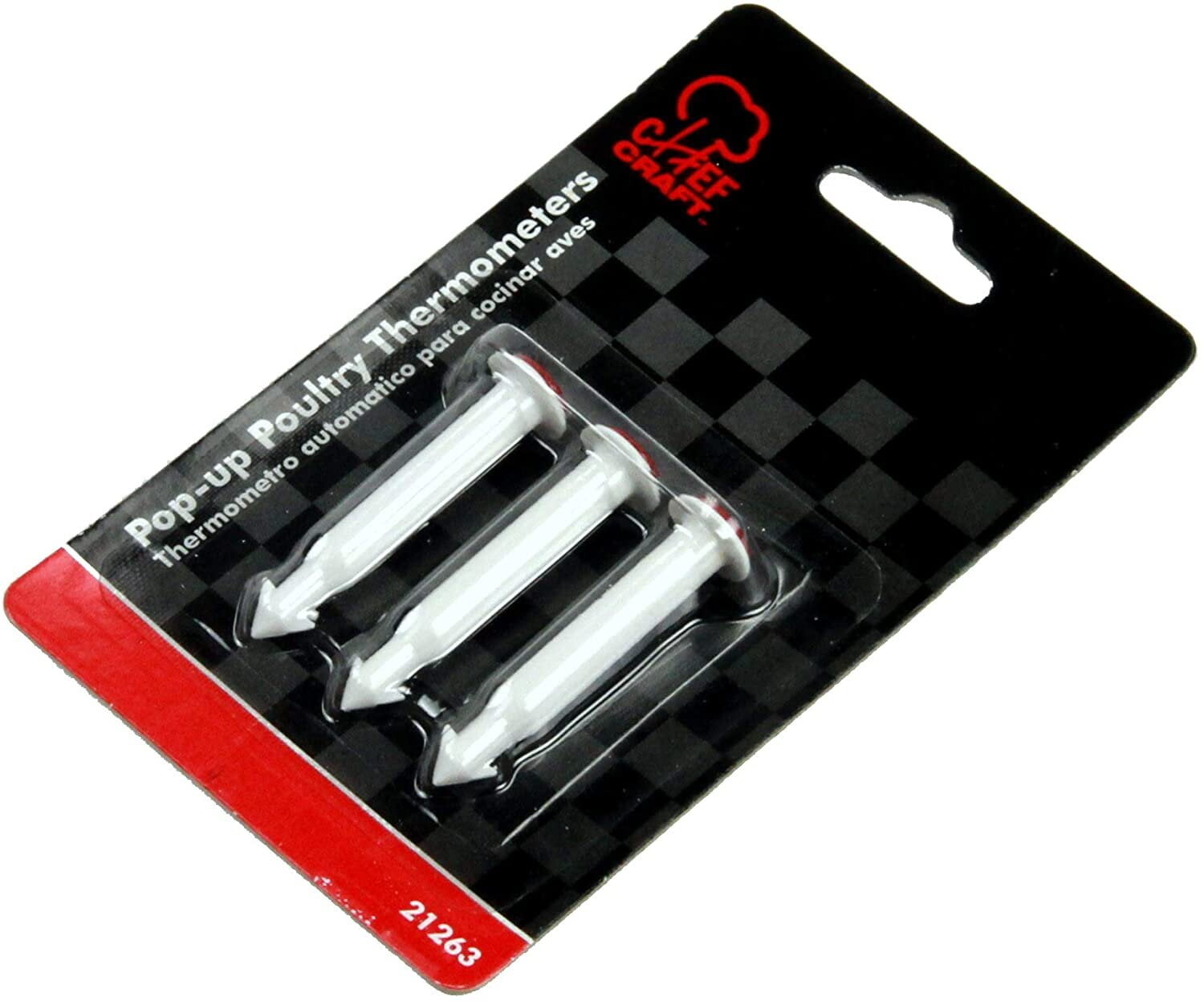 Set di 3 termometri monouso in plastica a scomparsa Chef Craft per ...
