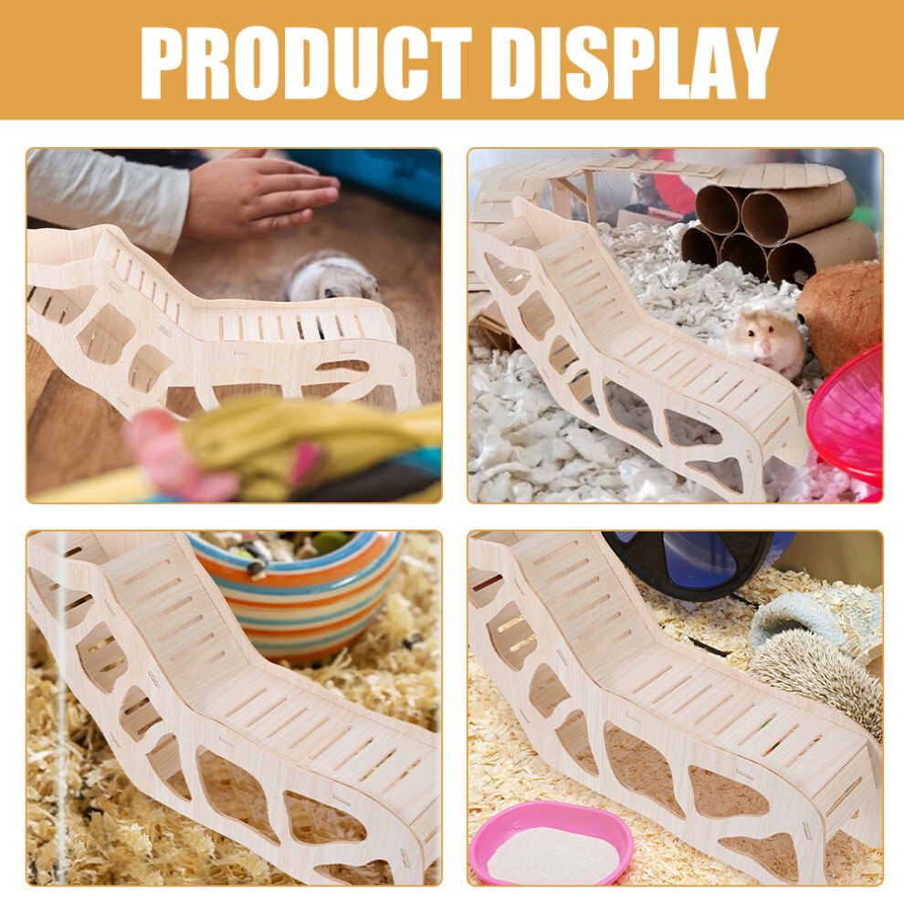 Cage pour hamster, jouets pour cobayes, tunnels, échelle en bois ...
