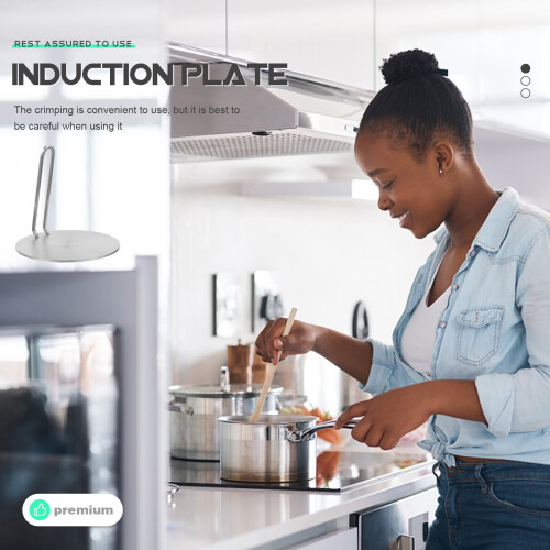 Plaque de conduction thermique pour cuisinière à induction, adaptateur ...