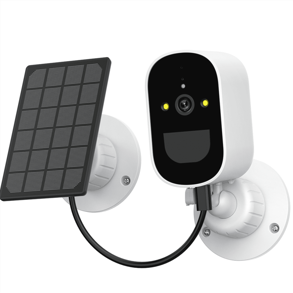 WLAN-IP-Kamera mit Solarpanel und Akku, kabellos, für den Außenbereich ...