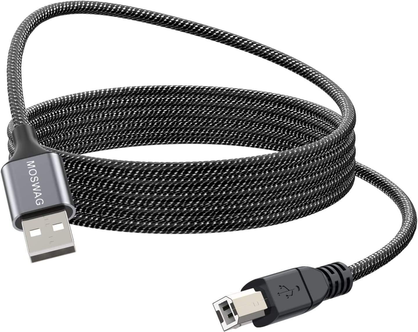 Cable USB para impresora de 1,5 metros (5 pies) Cable para escáner ...