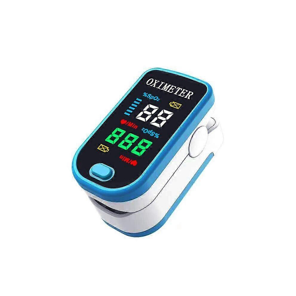 Finger clip oximeter, blood oxygen saturation and pulse measurement ...