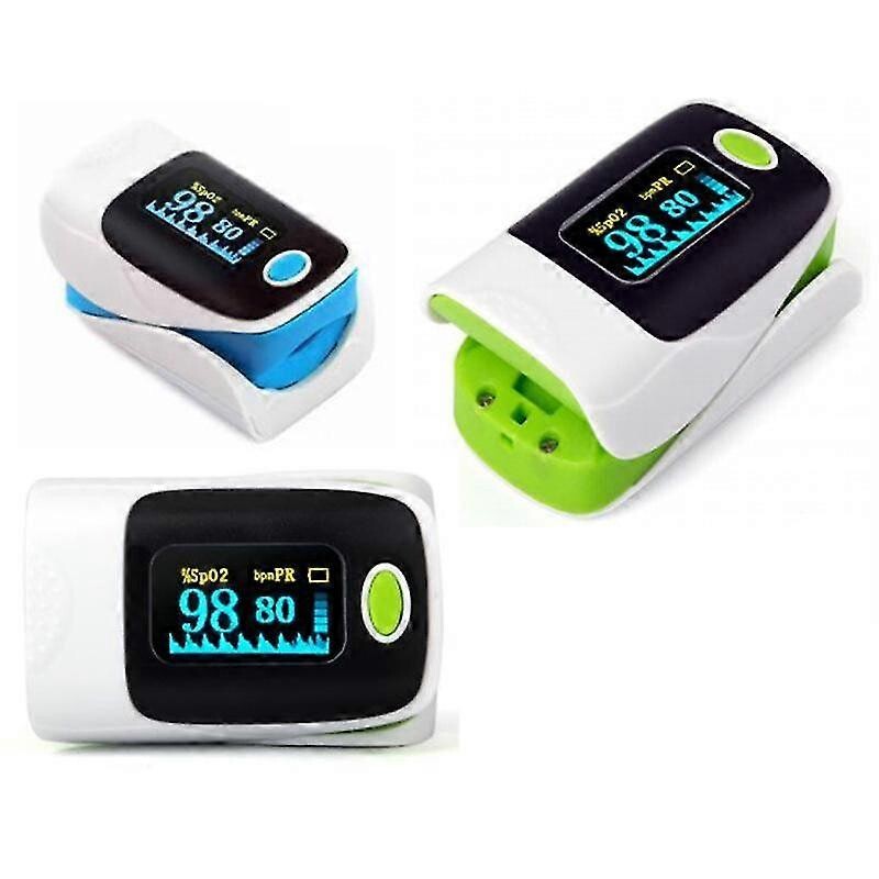Blood Oxygen And Pulse Tester Professional Oximeter with Oled Display ...