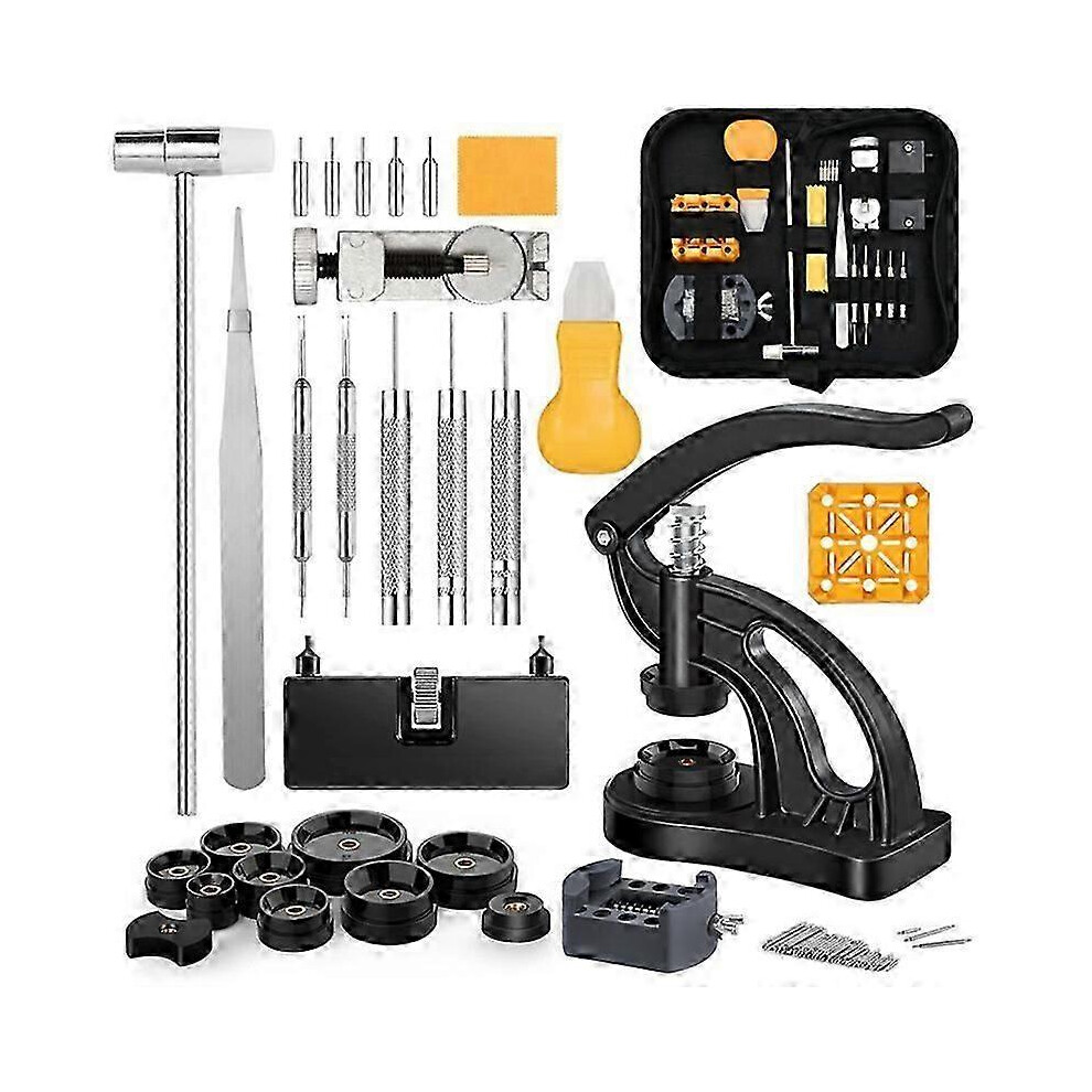 Watch Repair Kit + Watch Press Tool, Watch Battery Replacement Tool Kit ...