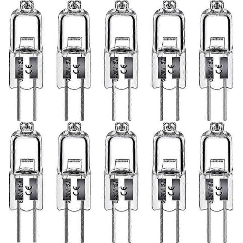 G4 Halogen Light Bulbs 10W 12V Clear Capsule 2 Pin Lamp Bulb Halogen ...