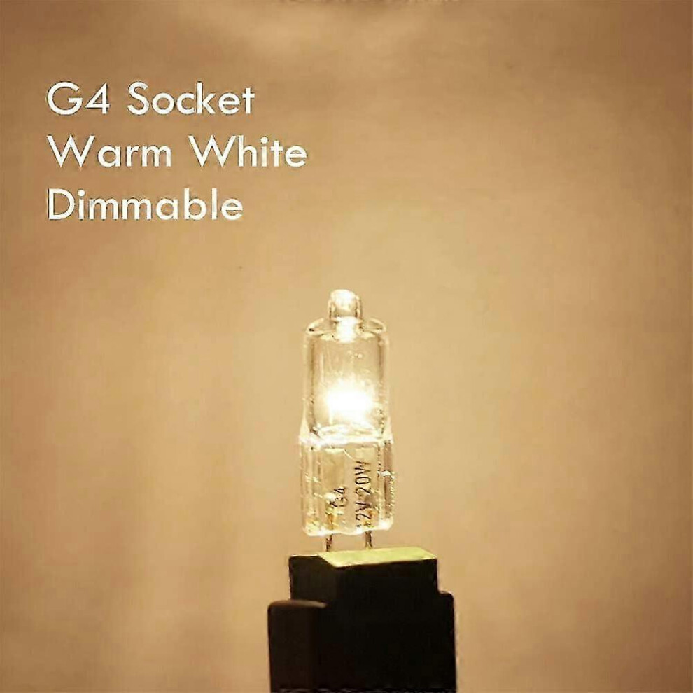 G4 Halogen Light Bulbs 10W 12V Clear Capsule 2 Pin Lamp Bulb Halogen ...