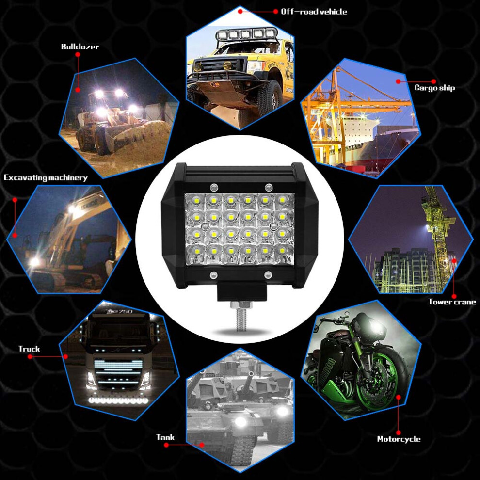 Faro da lavoro a LED Off Road Light Pods, tripla fila ad alta ...