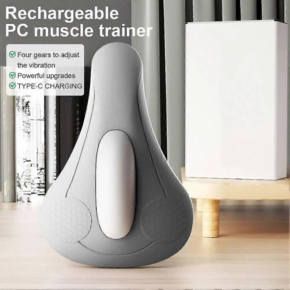 (Black) Pelvic Floor Muscle Trainer 4 Modes Massage Repair Cushion USB ...