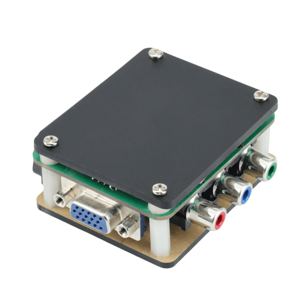 2X TO RGBS YPBPR to SCART YPBPR VGA Component Transcoder Converter Game ...