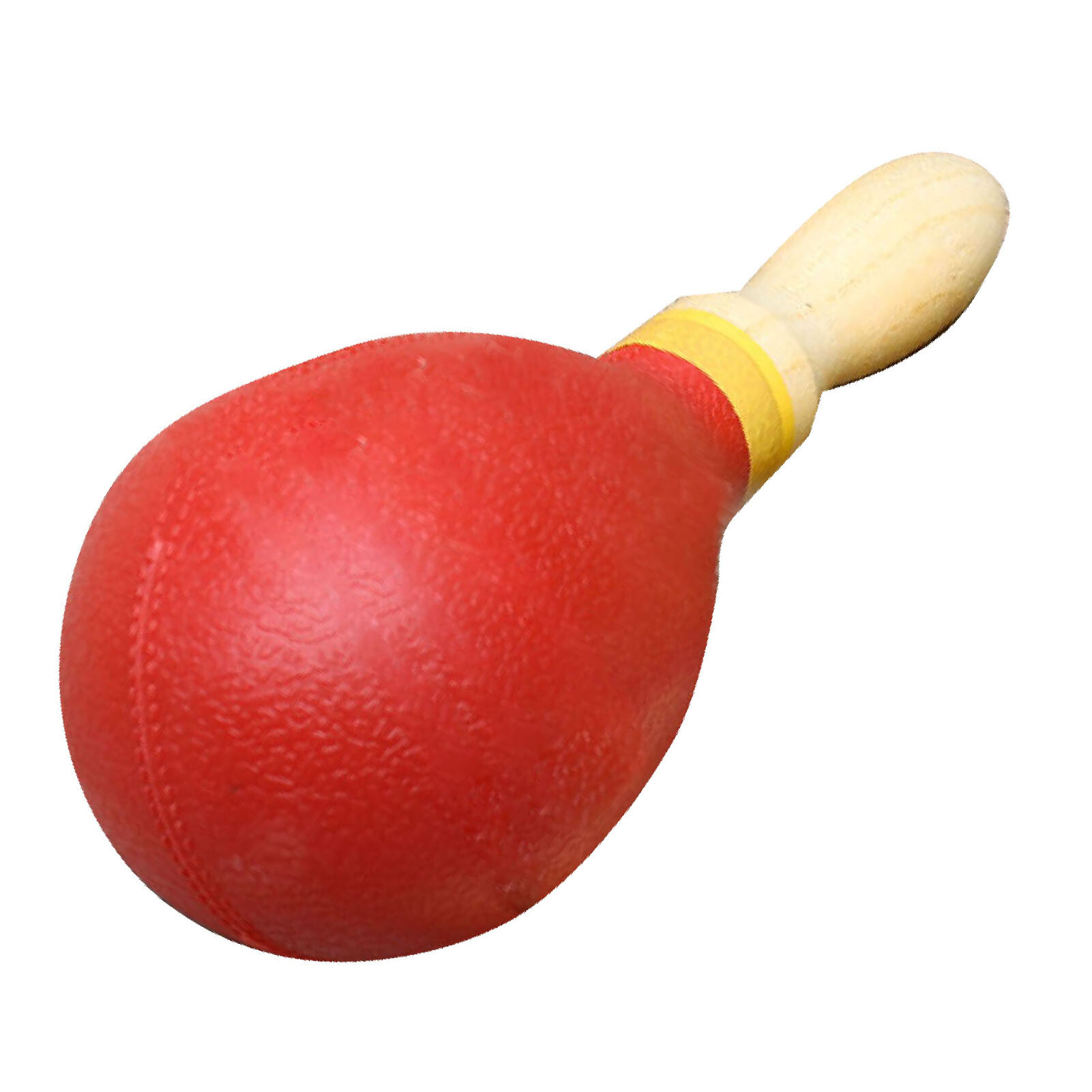 Klasický hudební nástroj se zvukem maracas s kovovou kuličkou uvnitř ...