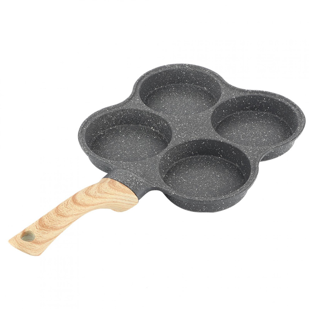 Heaveant Omelet Pan, 4Hole Omelet Pan Non Stick Frying Pans Breakfast ...