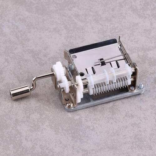 DIY Music Box Parts: 15 Note Hand Crank Movement 3Blank Tape & Hole ...