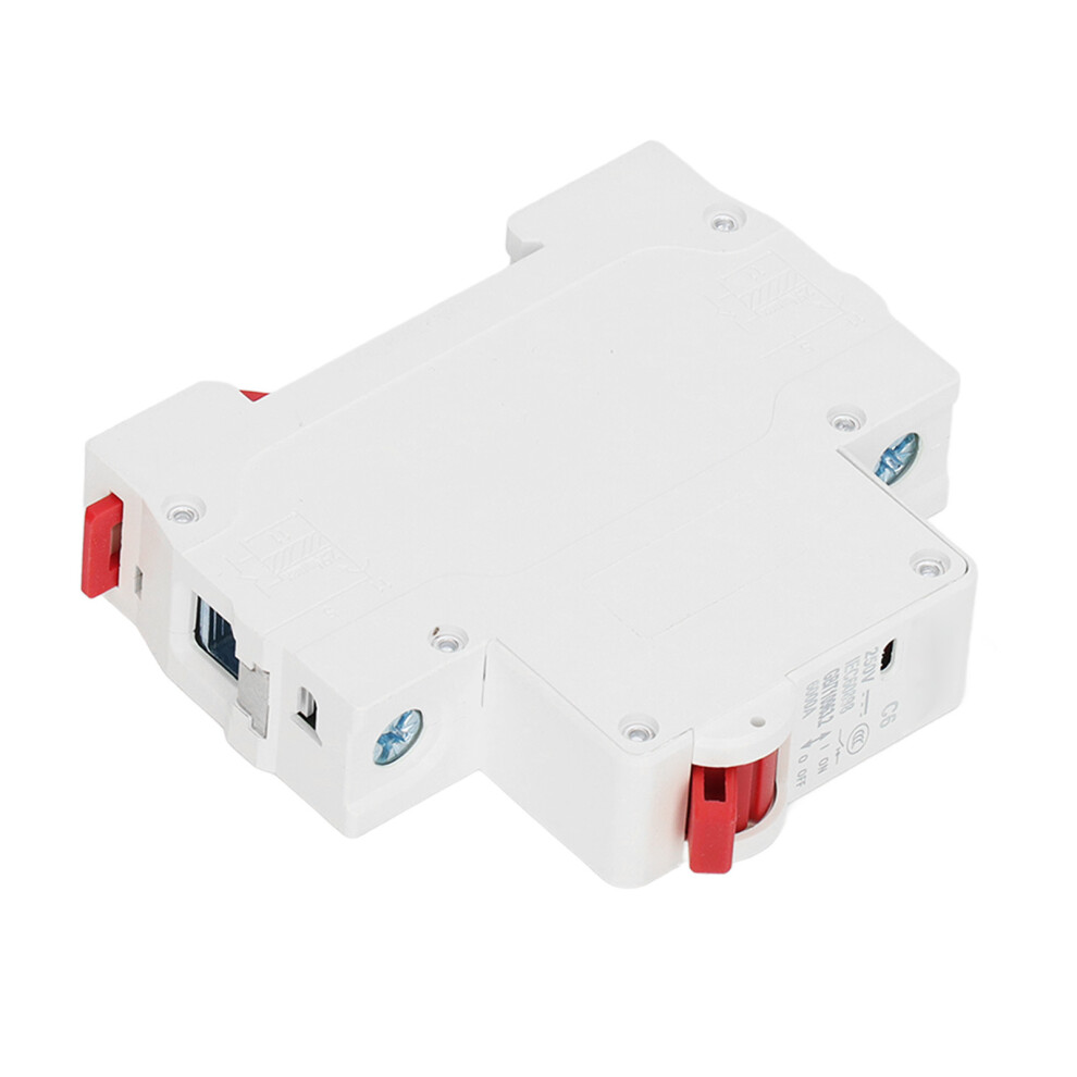 Protection Switch 1P DC MCB 6A DIN Rail Mount Circuit Breaker 6000A ...