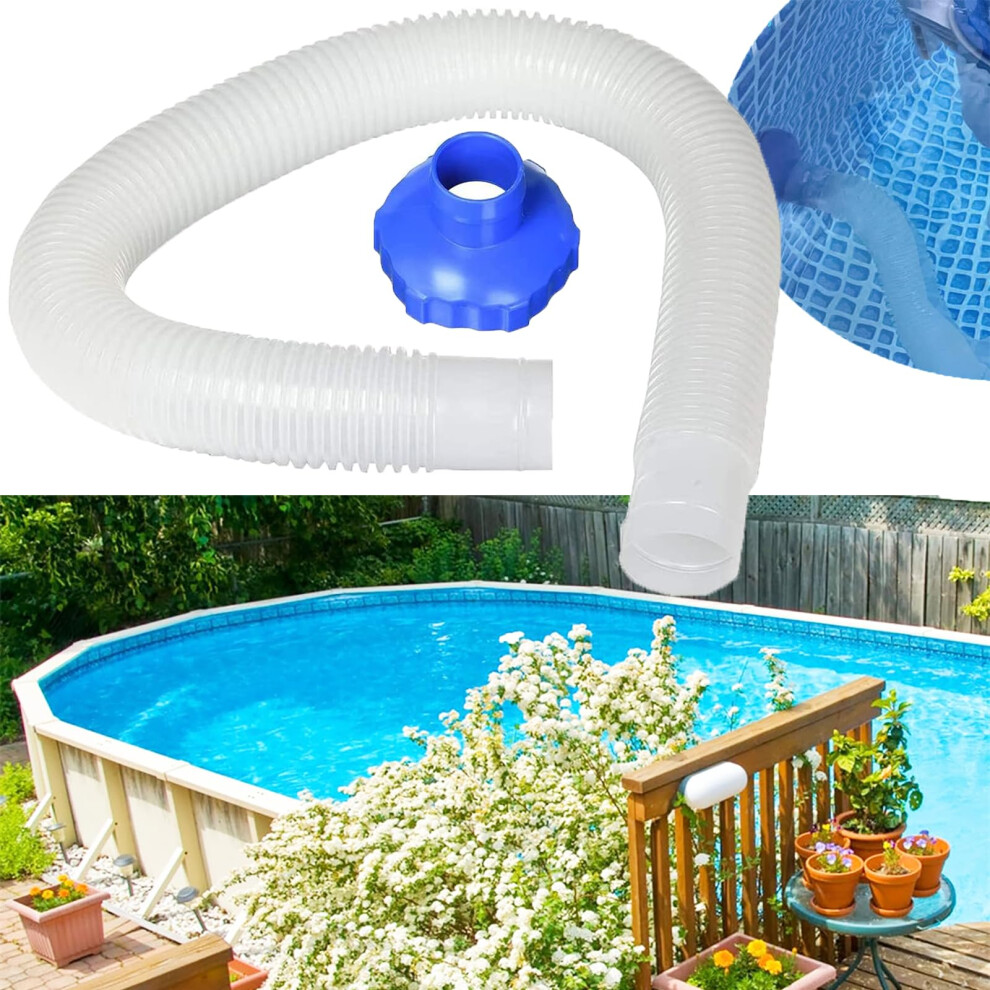 1.5 Inch Pool Skimmer Hose and Adapter B Kit for Above Ground Pool ...