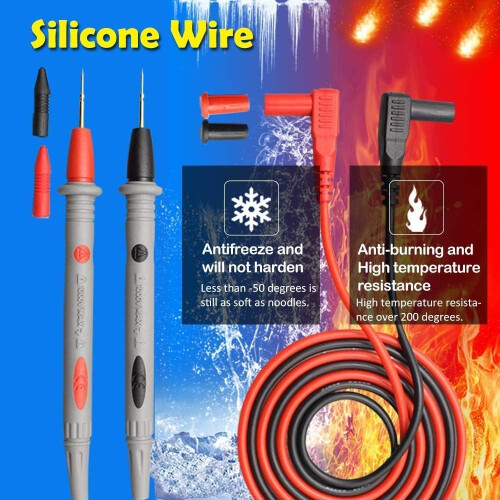 1 Pair Universal Multimeter Leads 1M, 1000V / 20A /CAT III/IV ...