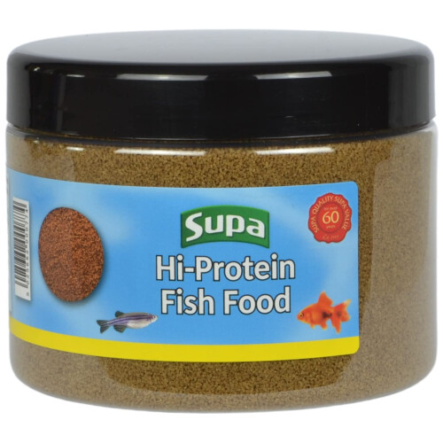 Supa Hi-Protein Crumble Fish Food 300 gram 0.5mm-0.8mm, For All ...